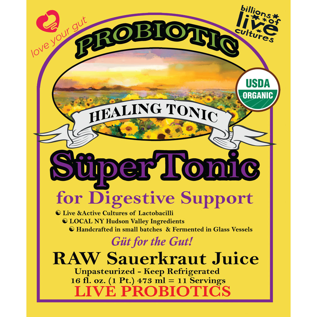 Healing Tonic - 16oz (11 Servings) – Superkrauts